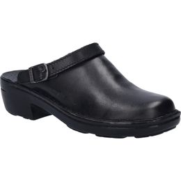 Clog Josef Seibel "Betsy, schwarz", Damen, Gr. 38, schwarz, Obermaterial: 100% Rindsleder Leather cow., Schuhe Clog