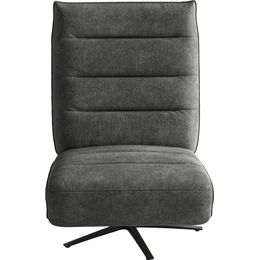 Sit & More TV-Sessel SIT & MORE "Eve", dunkelgrau, B:80cm H:109cm T:98cm, 100% Polyester, Sessel, TV-Sessel, mit Herz-Waage und 2 Motoren, Bedienfelder im Sitz