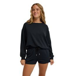 Sweatshorts Roxy "Surfing By Moonlight", Damen, Gr. S, anthrazit, Obermaterial: 68% Viskose, 29% Microfaser, 3% Elasthan;, Hosen Sweatshorts
