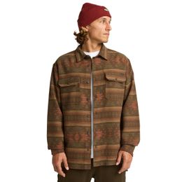 Flanellhemd Billabong "Offshore Jacquard Flannel", Herren, Gr. M, US-Gr&ouml;&szlig;en, schwarz cedar, Obermaterial: 100% Walkfrottier;, Hemden Flanellhemd
