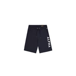Shorts Alpha Industries "Alpha Jersey Short", Herren, Gr. M, Normalgr&ouml;&szlig;en, blau (rep.blau), Obermaterial: 100% Baumwolle, Hosen Shorts