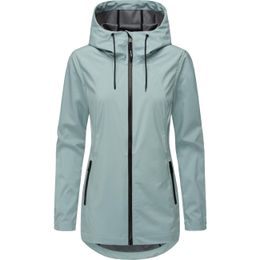Parka Ragwear "Kurzmantel Zuzka Sport", Damen, Gr. 3XL, blau (aqua), Obermaterial: 100% Polyester PES. Obermaterial: Futter: 100% Polyester PES., Jacken Parka