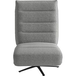Sit & More TV-Sessel SIT & MORE "Eve", grau, B:80cm H:109cm T:98cm, 100% Polyester, Sessel, TV-Sessel, mit Herz-Waage und 2 Motoren, Bedienfelder im Sitz