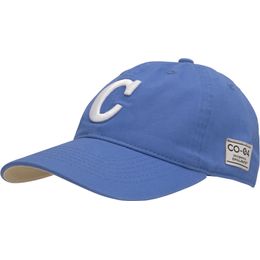 Baseball Cap Chillouts "Ulloa Hat", Herren, blau (steel blau), Denim/Jeans, Baumwolle, unifarben mit Farbeinsatz, Caps Baseball Cap, mit C-Stickerei & verstellbarem Sitz