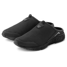 Sabot AUTHENTIC LE JOGGER "Clog, Pantolette, Schlappen, Slip-On-Sneaker", Damen, Gr. 46, schwarz, Obermaterial: 100% Nylon. Decksohle: 100% Textilmaterial. Futter: 100% Textilmaterial. Laufsohle: 100% Synthetik, unifarben, Basic, Schuhe Sabot, zum Reinschl&uuml;pfen Unisex, Topseller