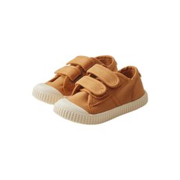 Krabbelschuh Sterntaler "Sneaker uni", Jungen, Gr. 24, braun (hellbraun), Obermaterial: 100% Baumwolle CO., Schuhe Krabbelschuh
