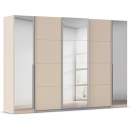 Schwebet&uuml;renschrank OTTO HOME "Dreh-/Schwebet&uuml;renschrank Kleiderschrank Familie, Agordo", beige (beige (champagner)), B:301cm H:210cm T:62cm, Holzwerkstoff, Schr&auml;nke, Schwebet&uuml;renschrank