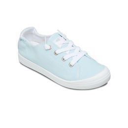 Sneaker Roxy "Bayshore Plus", Damen, Gr. 7(37), blau jay, silber, Obermaterial:Obermaterial: 98, 95% Walkfrottier / 1, 05% Metall, Futter: 100% Textil, Laufsohle: 100% TPR;, Schuhe Sneaker