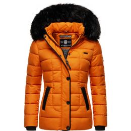 Steppjacke Marikoo "Winterjacke Unique", Damen, Gr. L, orange (burnt orange), Obermaterial: 100% Polyester PES. Obermaterial: Futter: 100% Polyester PES. 100% Polyester PES., Jacken Steppjacke