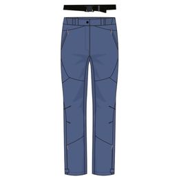Outdoorhose LPO "Trekkinghose Gwen WMN", Herren, Gr. 24, Normalgr&ouml;&szlig;en, coastal blau, 92% Polyamid; 8% Elasthan, regular fit, Hosen Outdoorhose, mit G&uuml;rtel