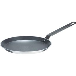 Cr&ecirc;pepfanne GSW "Gastro Lyoner Alu", silber, H:2cm &Oslash;:26cm, Pfannen, Cr&ecirc;pepfanne, Teflon Select Antihaft-Versiegelung, Induktion, 26 cm