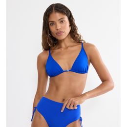 Triangel-Bikini-Top Triumph "Mix & Match Summer N sd", Damen, Gr. 40, Cup B, racing blau, Microfaser, Obermaterial: 77% Polyamid, 23% Elasthan, Bikini-Oberteile Triangel-Bikini-Top, verspielt und farbenfroh