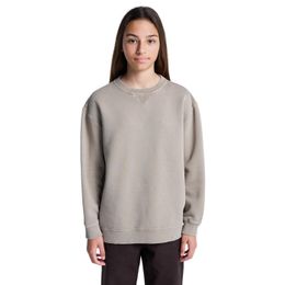 Sweatshirt Element "Lowcase Pigment", Jungen, Gr. 8(125-130cm), aluminum, Obermaterial: 50% Walkfrottier, 30% Walkfrottier, 20% Microfaser;, Sweatshirts Sweatshirt