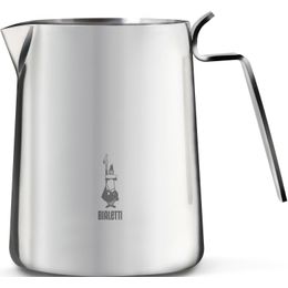 Milchkanne Bialetti "Bricco", silber (edelstahlfarben), 0,5 l, Edelstahl 18/10, Kannen, Milchkanne, Edelstahl 18/10, zum Erw&auml;rmen, Kochen und Aufsch&auml;umen