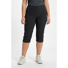 Caprihose Maier Sports "Da-Capri el. Inara slim Capri Vario", Damen, Gr. 48, N-Gr, schwarz, Obermaterial: 90% Polyamid, 10% Elasthan, Hosen Caprihose