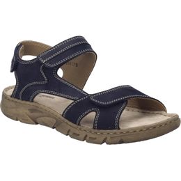 Sandale Josef Seibel "Brenda 03, ocean", Damen, Gr. 37, blau (ocean), Obermaterial: 100% Rindsleder Leather cow., Schuhe Sandale