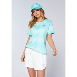 T-Shirt Chiemsee, Damen, Gr. XS (34), tropical breeze, 100% Baumwolle, Rundhals, Shirts T-Shirt