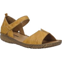 Sandale Josef Seibel "Ivy 05, amber", Damen, Gr. 42, gelb (amber), Obermaterial: 100% Rindsleder Leather cow., Schuhe Sandale
