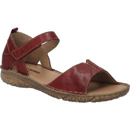 Sandale Josef Seibel "Ivy 05, rot", Damen, Gr. 38, rot, Obermaterial: 100% Rindsleder Leather cow., Schuhe Sandale