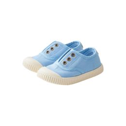 Krabbelschuh Sterntaler "Sneaker uni", Jungen, Gr. 30, blau (samtblau), Obermaterial: 100% Baumwolle CO., Schuhe Krabbelschuh