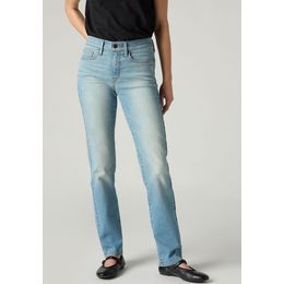 Levi's Gerade Jeans LEVI'S "314 Shaping Straight", Damen, Gr. 26, L&auml;nge 32, just like that, Denim/Jeans, Obermaterial: 80% Baumwolle, 19% Polyester, 1% Elasthan, gerade lang, Jeans Gerade Jeans, mit Stretch