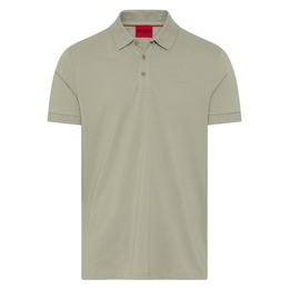 Poloshirt Hugo "Donos", Herren, Gr. XL, light, pastel gr&uuml;n337, Piqu&eacute;, Obermaterial: 100% Baumwolle, unifarben, regular fit normal, Rundhals, B&uuml;ndchen, Shirts Poloshirt, Regular Fit, Baumwoll-Piqu&eacute;