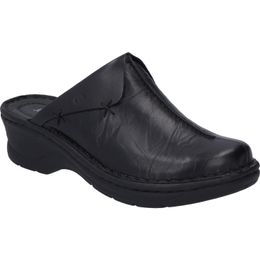 Clog Josef Seibel "Catalonia 48, schwarz", Damen, Gr. 35, schwarz, Obermaterial: 100% Rindsleder Leather cow., Schuhe Clog