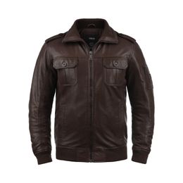 !Solid Lederjacke SOLID "Lederjacke SDFamash", Herren, Gr. S, braun, Obermaterial: 100% Schafsleder sheepskin., Jacken Lederjacke