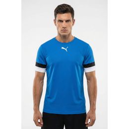 Trainingstop Puma "TEAMRISE JERSEY", Damen, Gr. XL, bunt (electric blau lemonade, Puma schwarz, Puma wei&szlig;), Netz, Obermaterial: 100% Polyester, unifarben, regular fit normal, Rundhals, Tops Trainingstop, sportlicher Stil, f&uuml;r Fu&szlig;ball und sportliche Aktivit&auml;ten