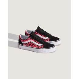 Sneaker Vans "Old Skool", M&auml;dchen, Gr. 34,5, diva pink, Leder, Schuhe Sneaker, f&uuml;r Kinder und Jugendliche
