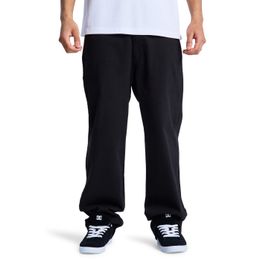 Chinos DC Shoes "Worker Relaxed", Herren, Gr. 28(XS) / L&auml;nge 32(M), L&auml;nge 34, schwarz, Obermaterial: 99% Walkfrottier, 1% Elasthan;, Hosen Chinos