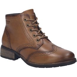 Stiefelette Josef Seibel "Kate 11, cognac", Damen, Gr. 42, braun (cognac), Obermaterial: 100% Rindsleder Leather cow., Schuhe Stiefelette