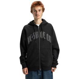 Hoodie DC Shoes "Planted", Damen, Gr. L, schwarz, Obermaterial: 60% Walkfrottier, 40% Microfaser;, Sweatshirts Hoodie