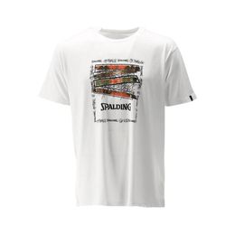 Spalding Logo Ss23 T-shirt Wei&szlig; 40232027-WHITE_XL