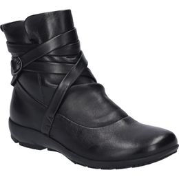 Stiefelette Josef Seibel "Charlotte 11, schwarz", Damen, Gr. 39, schwarz, Obermaterial: 100% Rindsleder Leather cow., Schuhe Stiefelette