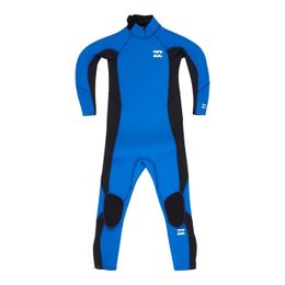 Neoprenanzug Billabong "4/3mm Toddler Foil" Gr. 2, blau (mid blau), Sportanz&uuml;ge, 2(84-92cm), Obermaterial: 80% Neopren, 20% Nylon;, Neoprenanzug