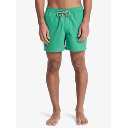 Badeshorts Quiksilver "EVERYDAY VOLLEY 15", Herren, Gr. L (52), N-Gr, leprechaun, Web, Polyester, kontrastfarbene Details, unifarben, Badehosen Badeshorts, sportliche Schnittform, f&uuml;r Erwachsene, schnelltrocknendes Material