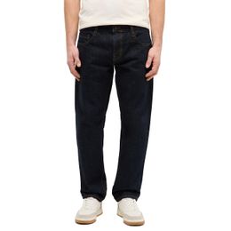 Straight-Jeans Mustang "Herren Style Denver Straight", Herren, Gr. 38, L&auml;nge 34, 940 dunkelblau, Denim/Jeans, 100% Baumwolle, unifarben, straight fit, Jeans Straight-Jeans