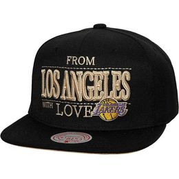 Mitchell & Ness Mitchell And Ness NBA Los Angeles Lakers Love Snapback Cap Schwarz HHSS5769-LALYY-ONE