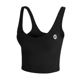Sporttop YEAZ "Top SECRET", Damen, Gr. L, schwarz, Obermaterial: 80% Nylon NY. 20% Elasthan EL., Tops Sporttop