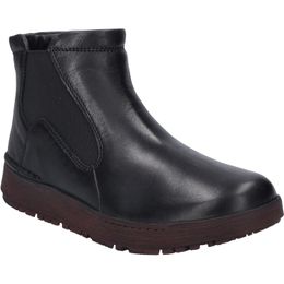 Stiefelette Josef Seibel "Anna 04, schwarz-plum", Damen, Gr. 42, schwarz (schwarz, plum), Obermaterial: 100% Rindsleder Leather cow., Schuhe Stiefelette