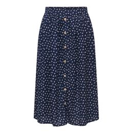 Sommerrock Only "ONLMILANO AOP LIFE LONG SKIRT WVN NOOS", Damen, Gr. L, night sky aop:valentina print, Web, Obermaterial: 100% Viskose, bedruckt, lang, R&ouml;cke Sommerrock, Viskose