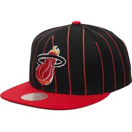 Mitchell & Ness Mitchell And Ness NBA Miami Heat Patch Snapback Cap Schwarz HHSS5149-MHEYY-ONE