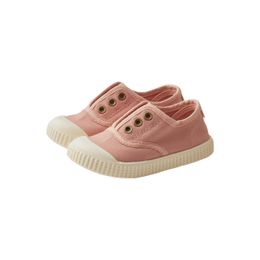 Krabbelschuh Sterntaler "Sneaker uni", Jungen, Gr. 25, rosa (mattrosa), Obermaterial: 100% Baumwolle CO., Schuhe Krabbelschuh
