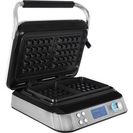 Gutfels Waffeleisen "WAFFLE 5010", schwarz (schwarz, inox), B:32cm H:16cm T:28cm, Waffeleisen, Waffeleisen