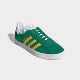 Sneaker adidas originals "GAZELLE", Herren, Gr. 40, bold gr&uuml;n, eqt gelb, ftwr wei&szlig;, Leder, Synthetik, Schuhe Sneaker