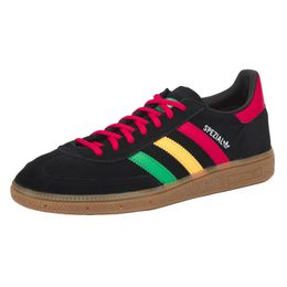 Sneaker adidas Performance "ITALIA HANDBALL SPEZIAL", Herren, Gr. 44, core schwarz, pure ruby, bold gold, Leder, Schuhe Sneaker, Jamaika Bob Marley, Topseller