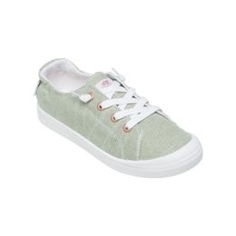 Sneaker Roxy "Bayshore Plus", Damen, Gr. 6(36), gr&uuml;n (sage), Obermaterial:Obermaterial: 98, 95% Walkfrottier / 1, 05% Metall, Futter: 100% Textil, Laufsohle: 100% TPR;, Schuhe Sneaker