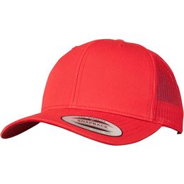 Flexfit Merch Retro Trucker M&uuml;tze Rot 6606-0RE-OS