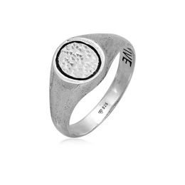 Siegelring HAZE & GLORY "Ring Siegelring - Everyday 925 Silber" Gr. 60, silber, Fingerringe, Herren, 60, Silber 925 (Sterlingsilber), Siegelring